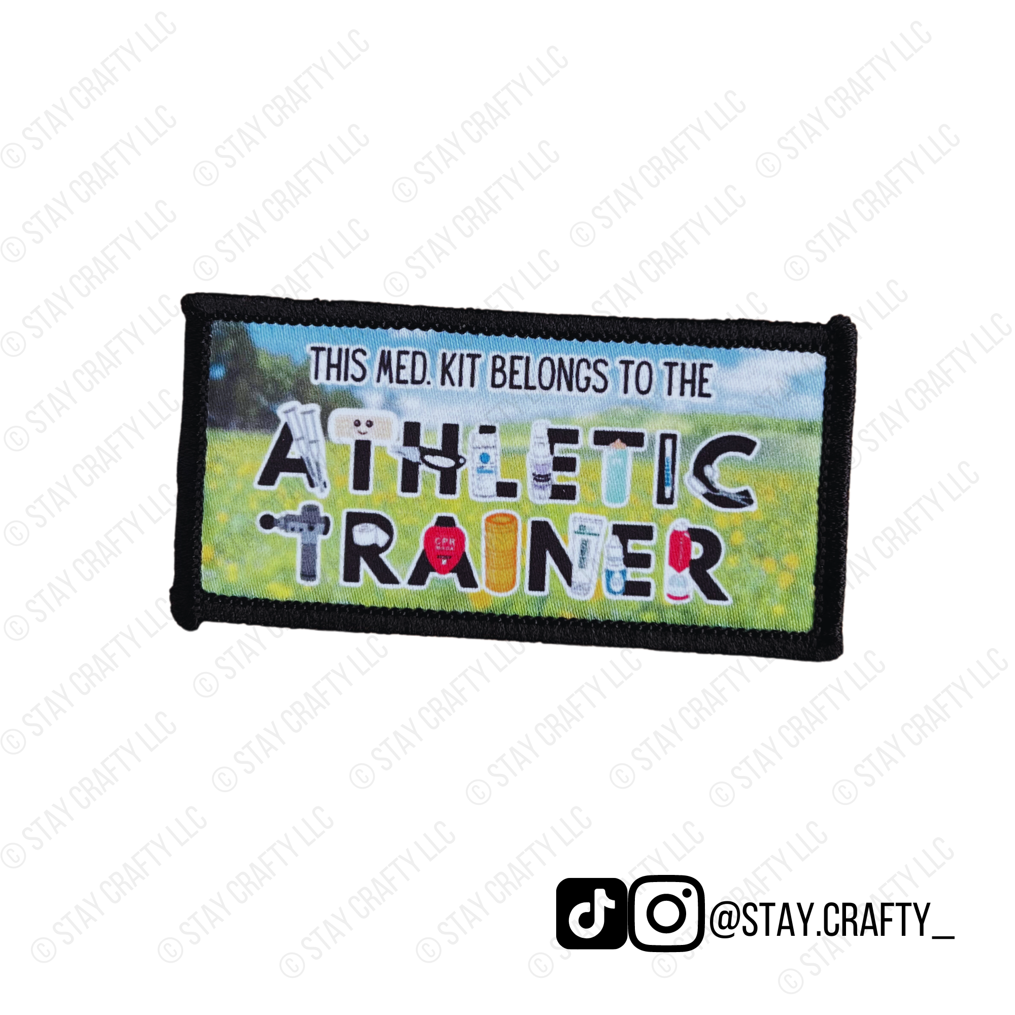 This Med. Kit Belongs to the AT- Patch – Stay Crafty