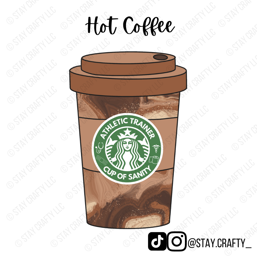 Hot Coffee - Sticker – Stay Crafty